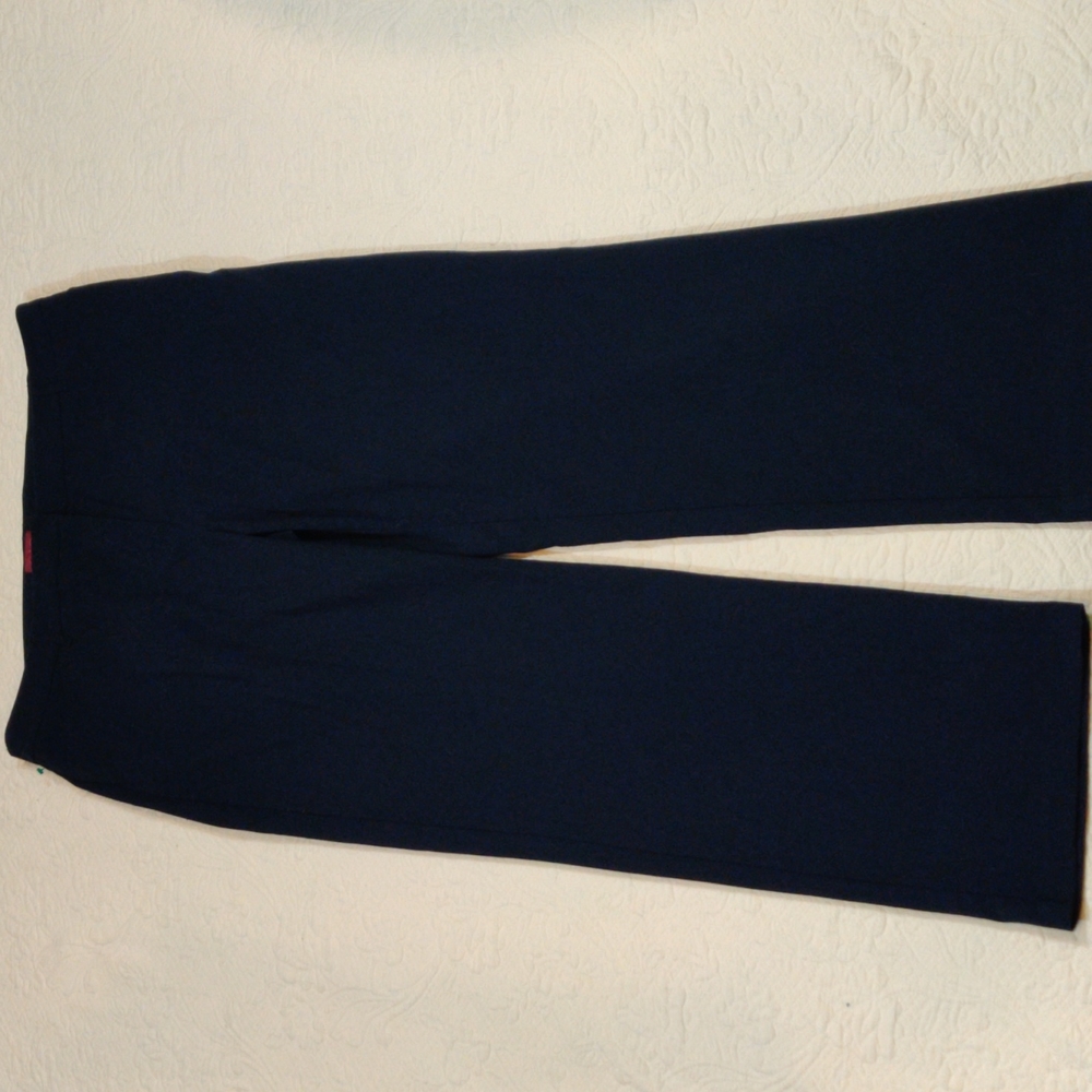 212 Collection Natural Fit Dark Navy Blue Dress Pants - Gem